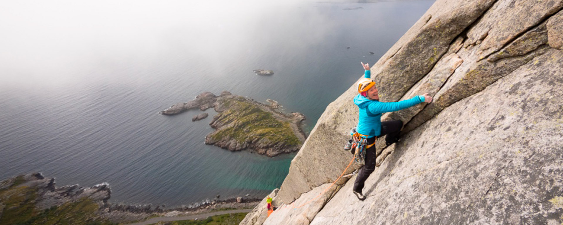 Midnight sun rock climbing in Lofoten, Norway - Into the Mountains